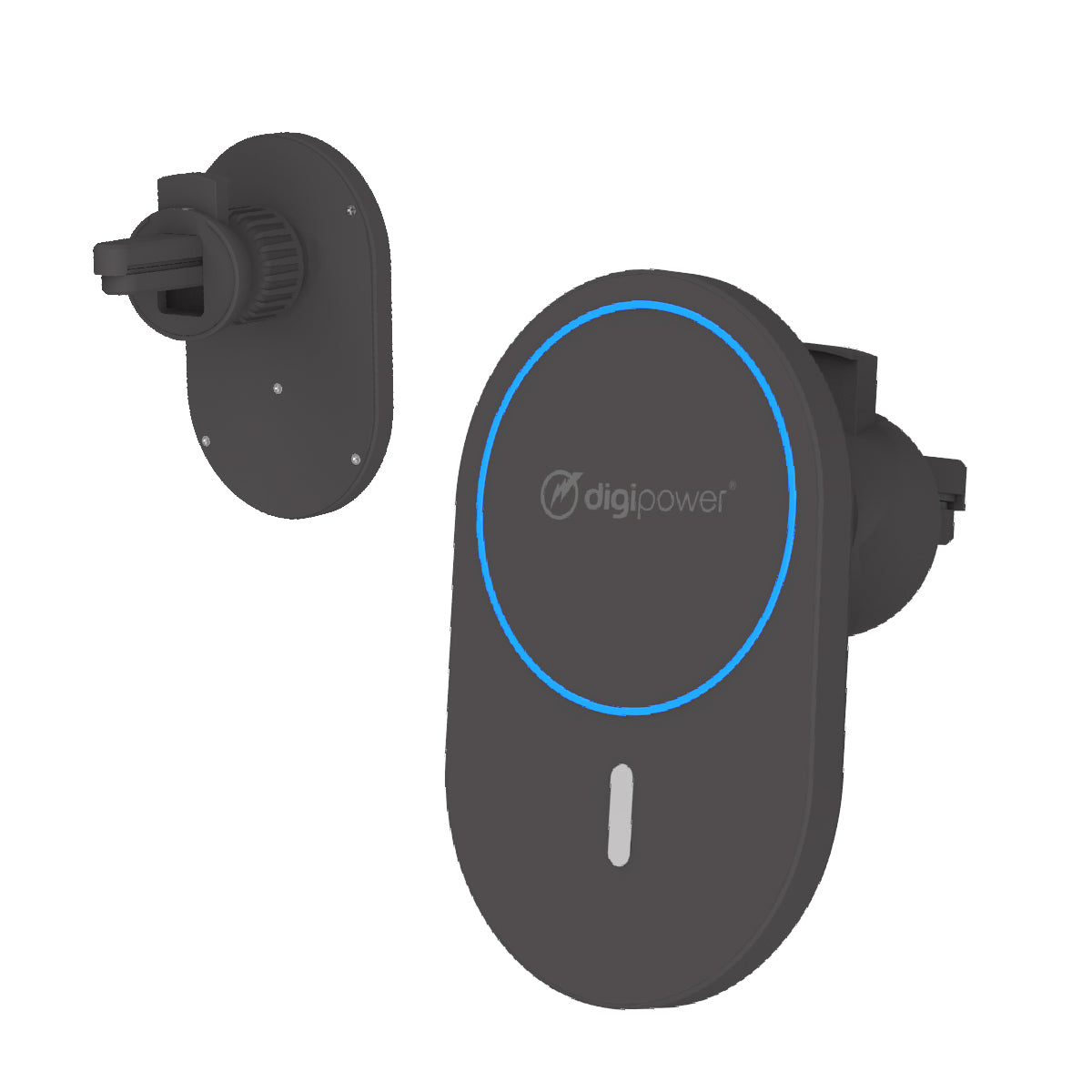 15W Magnetic Car Mount + Wireless Charger – Digipower