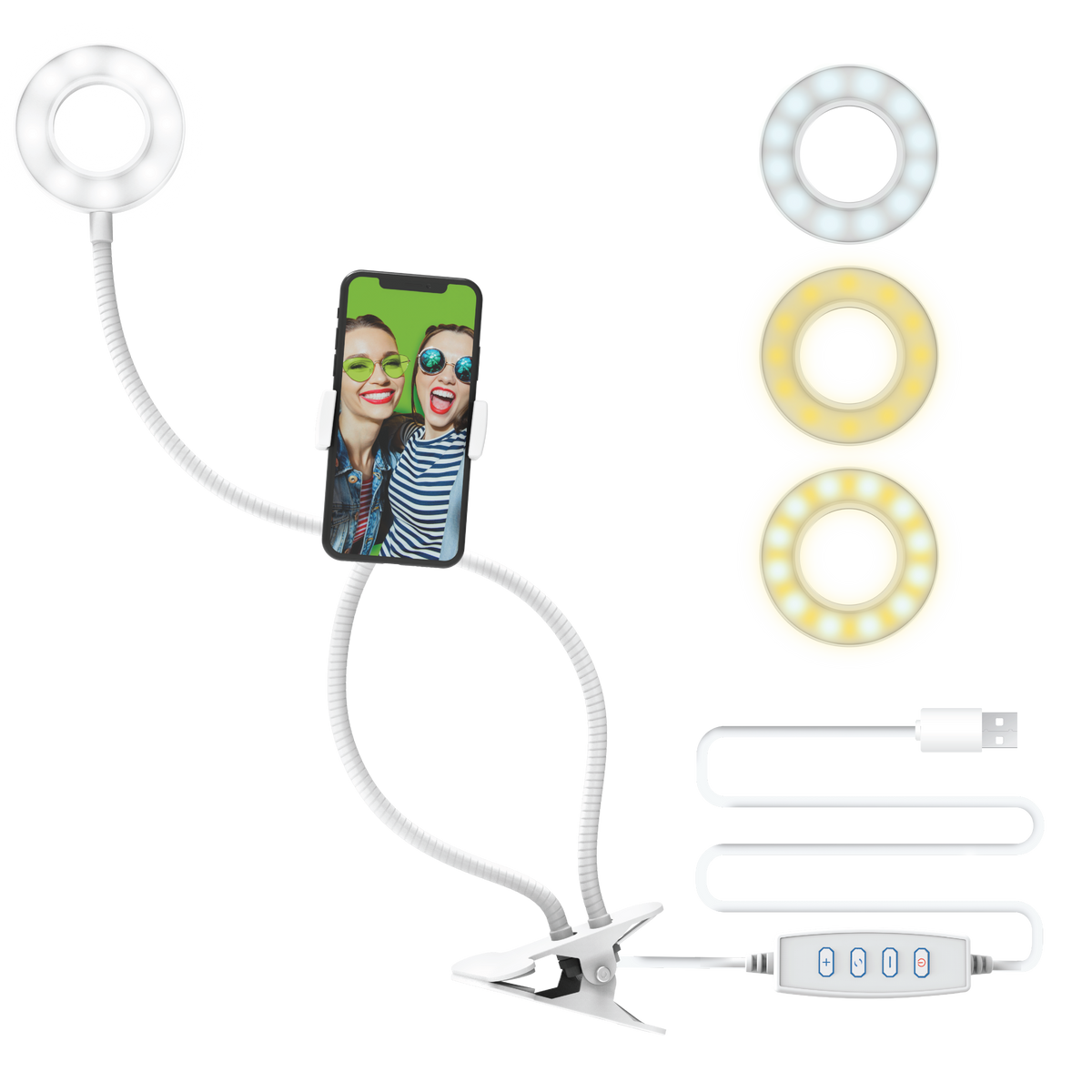 For You Photo Video Vlogging Kit Ring Light – Digipower